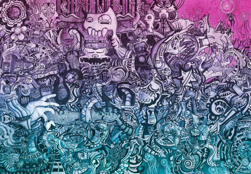 Macaboo – A01- Seatangle - NFTX - NFT ART Exhibition